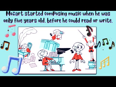 Wolfgang Amadeus Mozart's Early Life…: English ESL video lessons