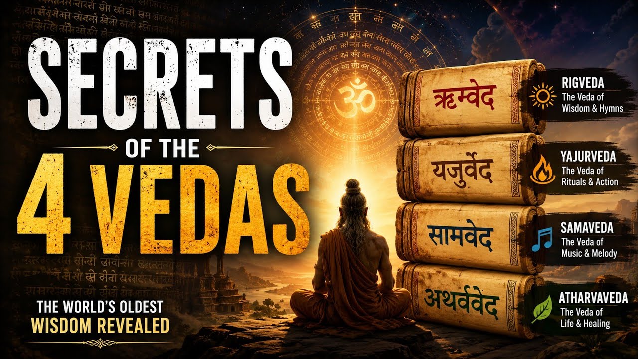 The 4 Vedas Explained Simply | Ancient Wisdom That Still Matters Today