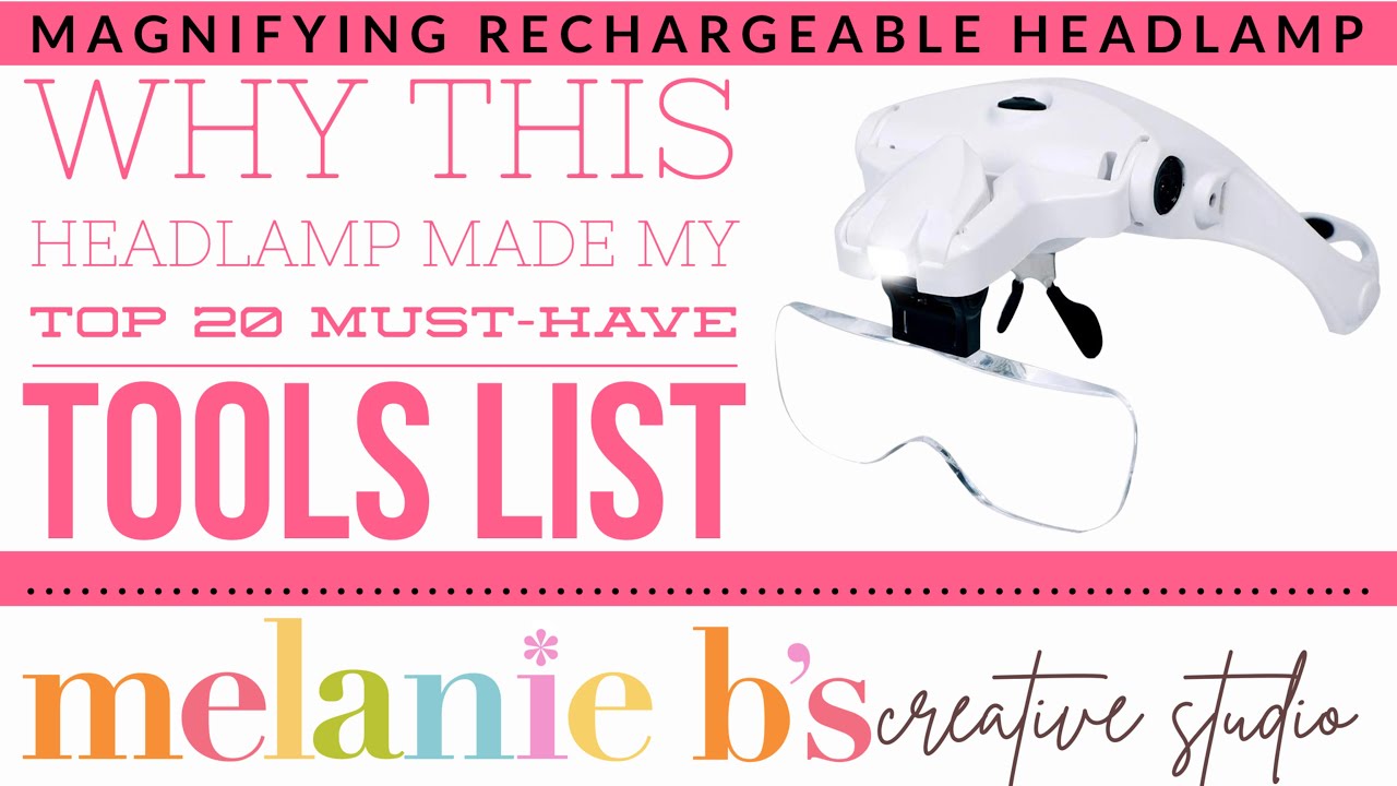 HOW TO USE THIS MAGNIFYING RECHARGEABLE HEADLAMP with Magnifying Lenses & LED Light