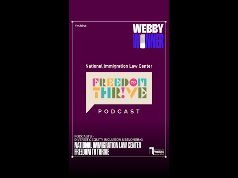 National Immigration Law Center 's #5WordSpeech for the 29th Annual Webby Awards