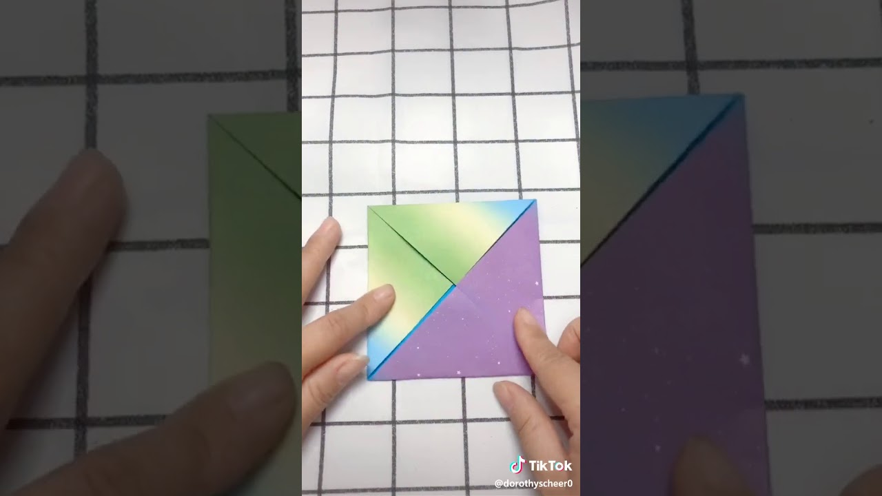 como hacer una cajita de papel sin recortar