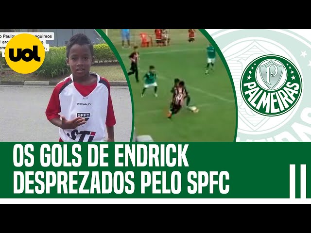 Os gols de Endrick pelo São Paulo que impressionaram o Palmeiras