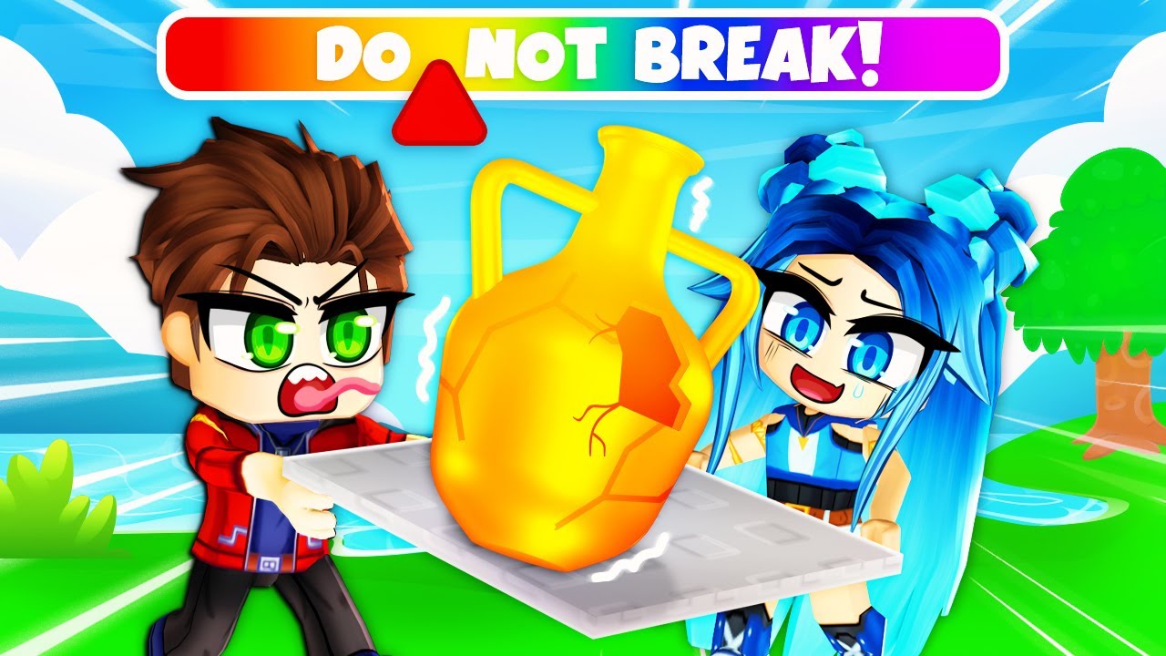DO NOT DROP THE VASE IN ROBLOX! *I BROKE IT*