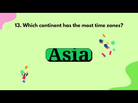 General Knowledge Quiz - Time Zones Quiz | Little Thinkers #timezones #quiz #gk #gkquiz