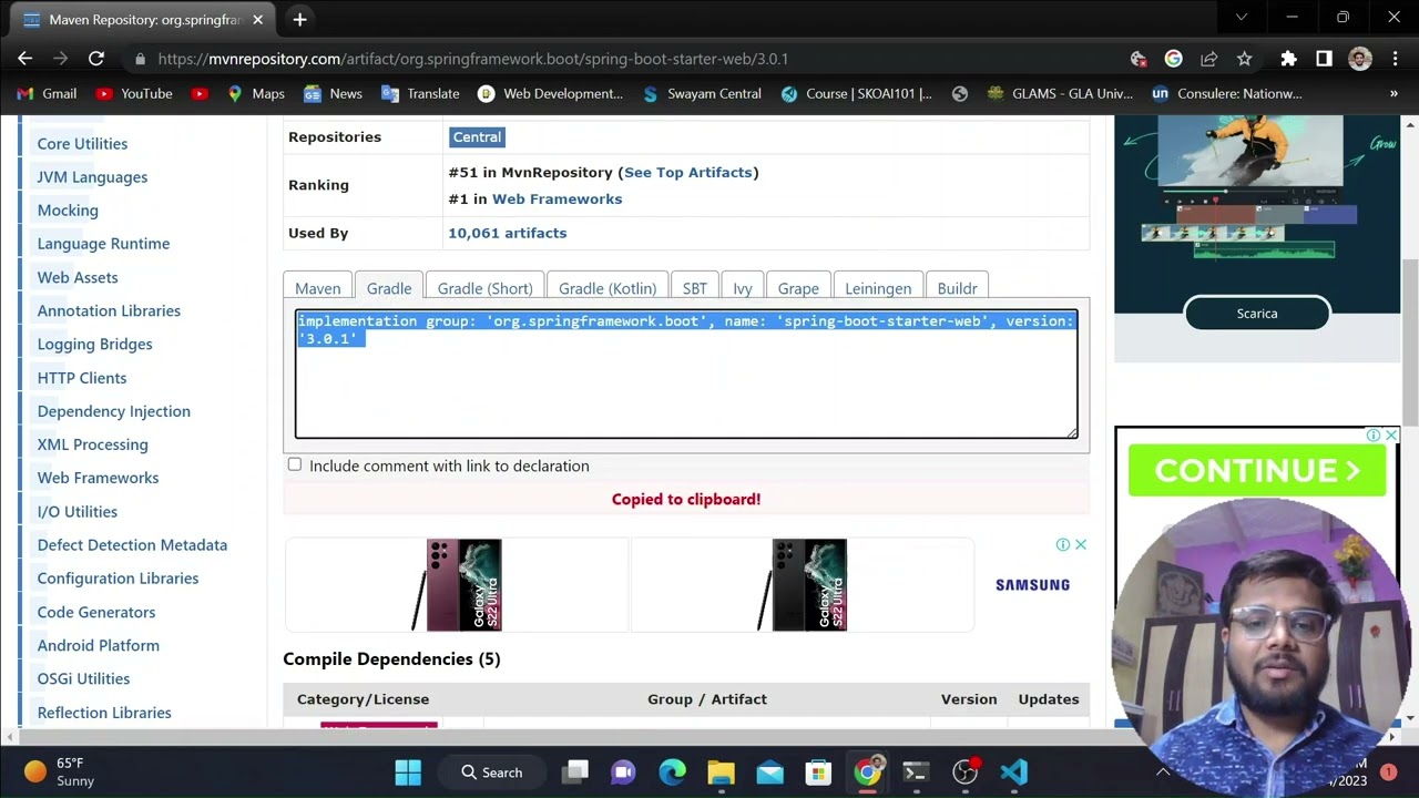 GetMapping cannot be resolved to a type | Spring Error | Spring Boot | Java
