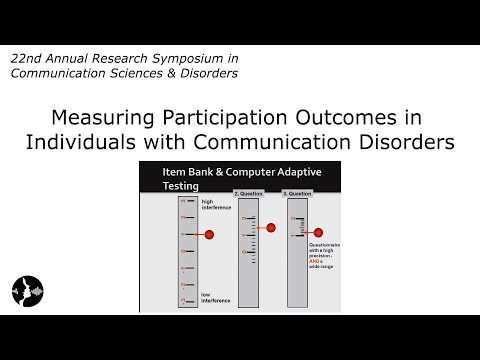 Measuring Participation Outcomes in Individuals with Communication Disorders