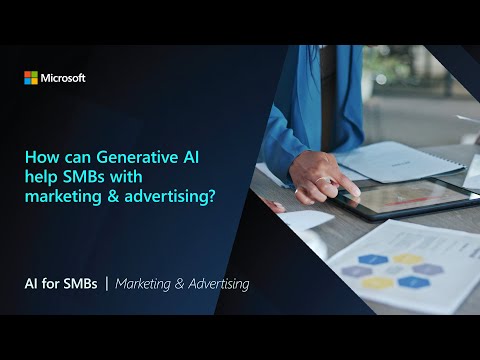 How can Generative AI help an SMB with marketing & advertising?