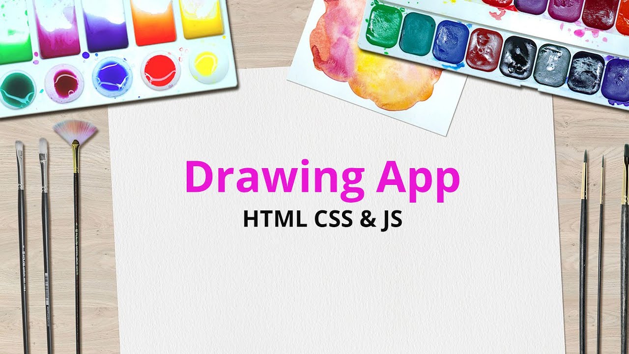 Drawing App Using HTML CSS and JavaScript