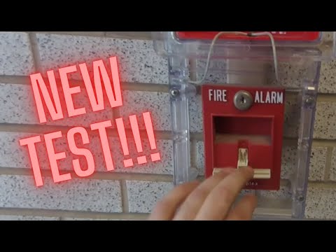 NEW Fire Alarm Test at a Local High School - SYSTEM UPDATED!