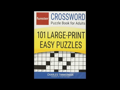Funster Large-Print Crossword Puzzles: 101 Easy Puzzles