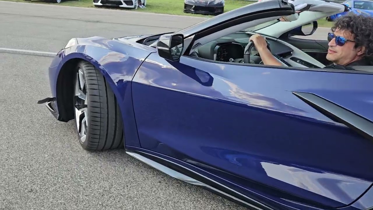 New Hysteria Purple Metallic Corvette C8 Z06 at Corvettes on Woodward