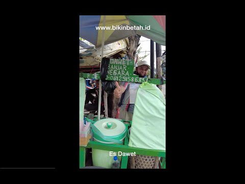 Es Dawet - Indonesian Street Food #Shorts #AsianStreetFood