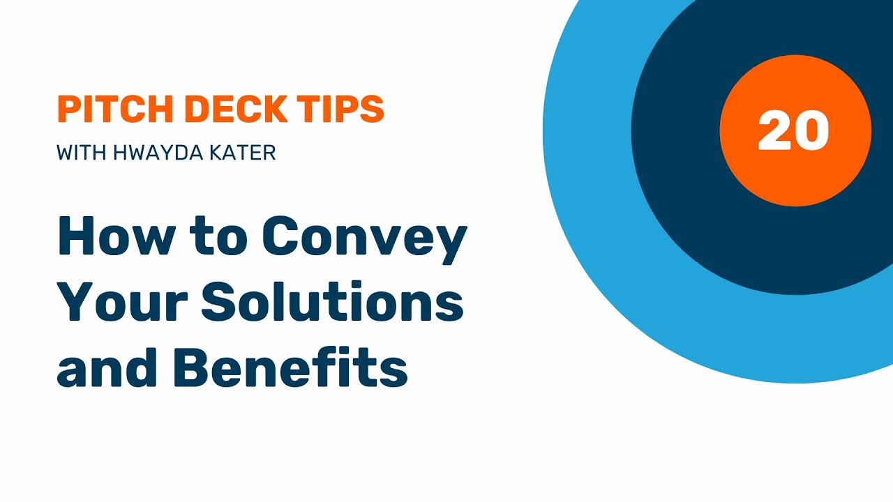 20. Pitch Deck Solution Slide