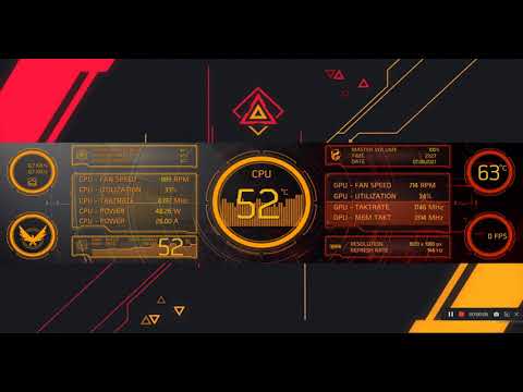 The Division 2 - Aida64 Sensor Panel by Exhumed