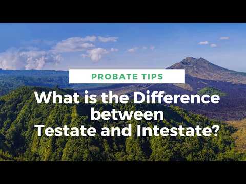 What is the Difference Between Dying Testate and Intestate?