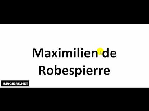 How to pronounce Maximilien de Robespierre