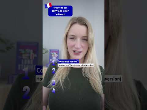 4 Ways to Ask HOW ARE YOU in French 🇫🇷