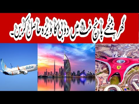 How to apply Dubai Visit Visa Online From Pakistan,