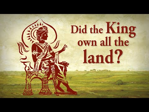 Did kings in Ancient India own all the land?