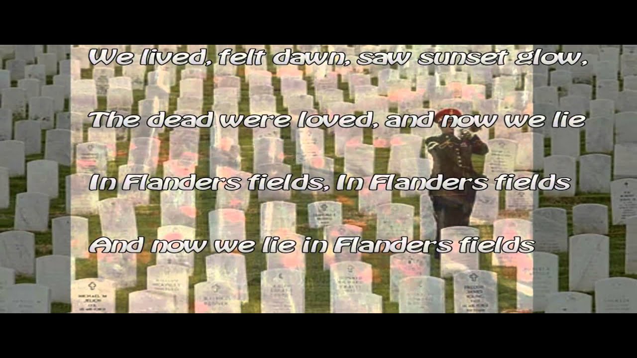 In Flanders Fields   Song and Slideshow