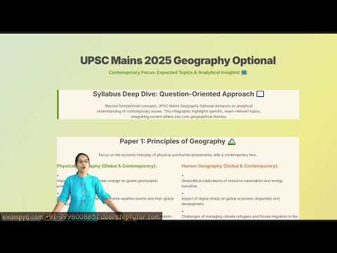 UPSC Geography Optional Mains Expected Topics Answer Writing #upscgeographyoptional