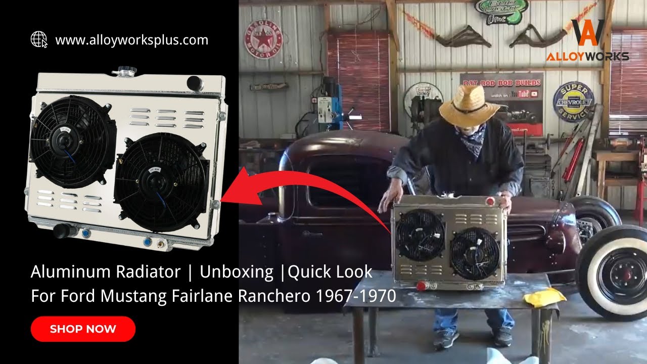 3 Row All-Aluminum Radiator | Shroud Fan Relay Kit | Quick Look