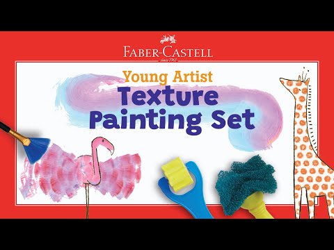 Young Artist Texture Painting Art Set for Kids | Faber-Castell