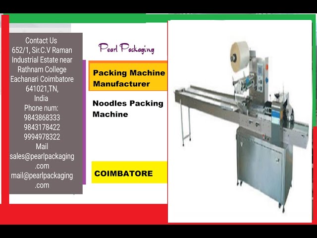 Packaging Machine - Free Flow Items Packing Machine Manufacturer from ...