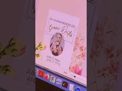 How to make a funeral program