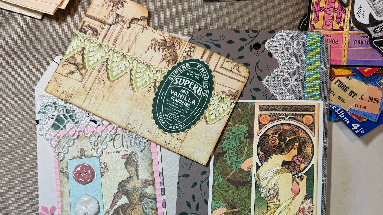Make Ephemera With Wallpaper and Digital Images