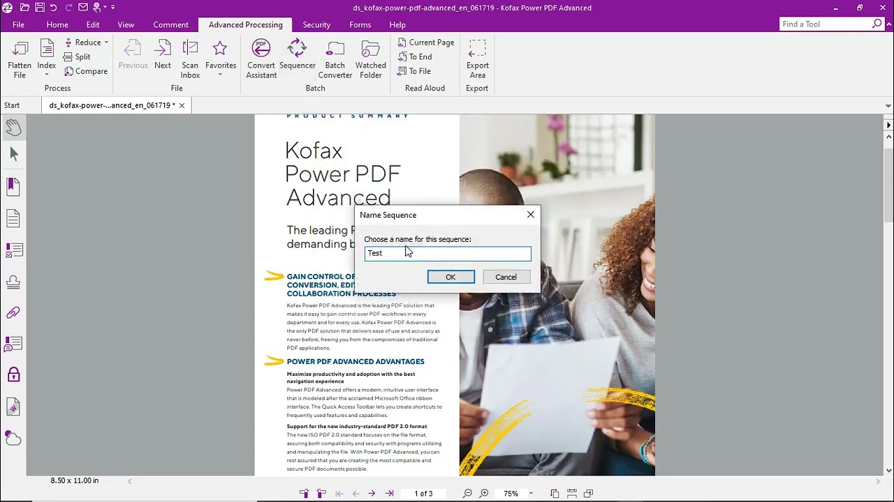 How to Set Up a Batch Sequence for Your PDF Workflow in Kofax Power PDF | Kofax