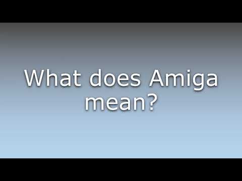 What does Amiga mean?