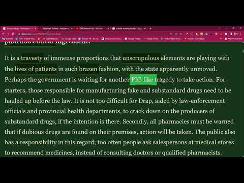 Dawn Editorial Analysis | Spurious Drugs Editorial | Meaning & Concept | 14/12/22