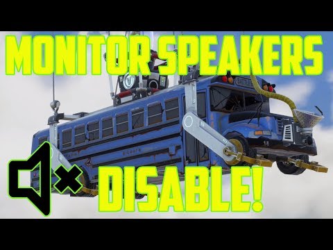 How To Disable Monitor Speakers (Sound coming through Speakers & not Headphones)