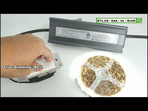 80W 96W 100W 120W Triac Dimmable CV Led Driver with UL ETL SAA listed