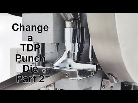 Tablet Pill Press - How To Change a Die - Part 2