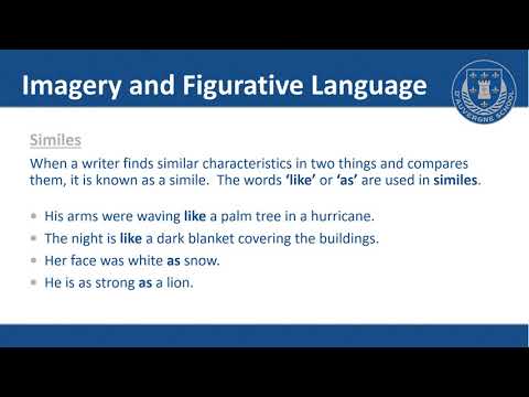 Year 6 - Imagery and Figurative Language