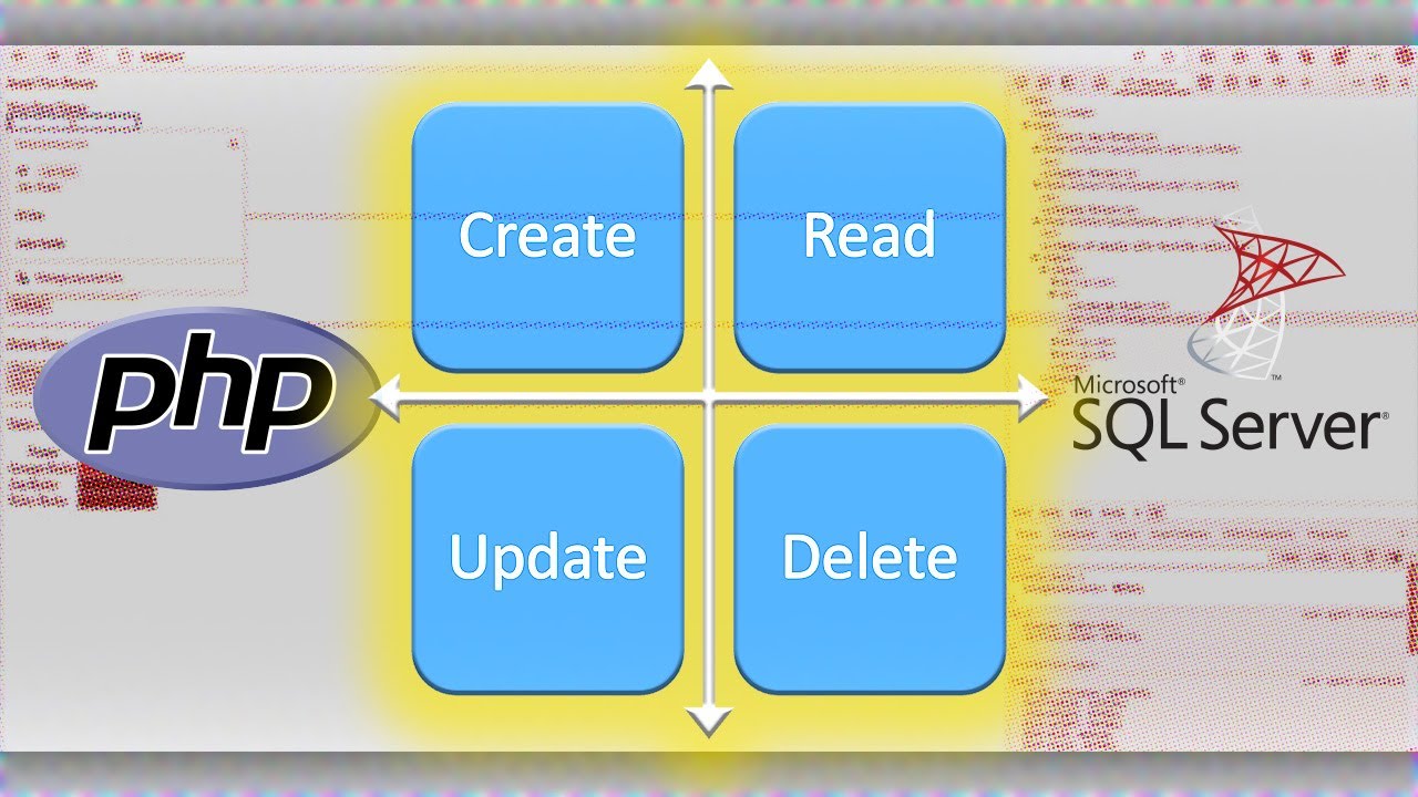 PHP and MS SQL CRUD tutorial (Create/Read/Update/Delete)