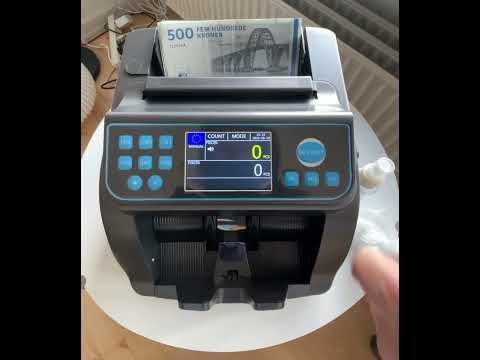 Counting cash in Danish Currency 41500 DKK