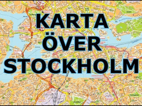 KARTA ÖVER STOCKHOLM