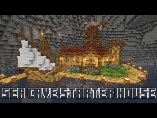 Hidden Sea Cave Base Minecraft Map