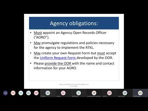 Basics of the Right-to-Know Law - 2/9/2022