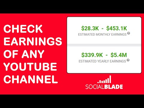 Check The Earnings & Analytics of Any YouTube Channel