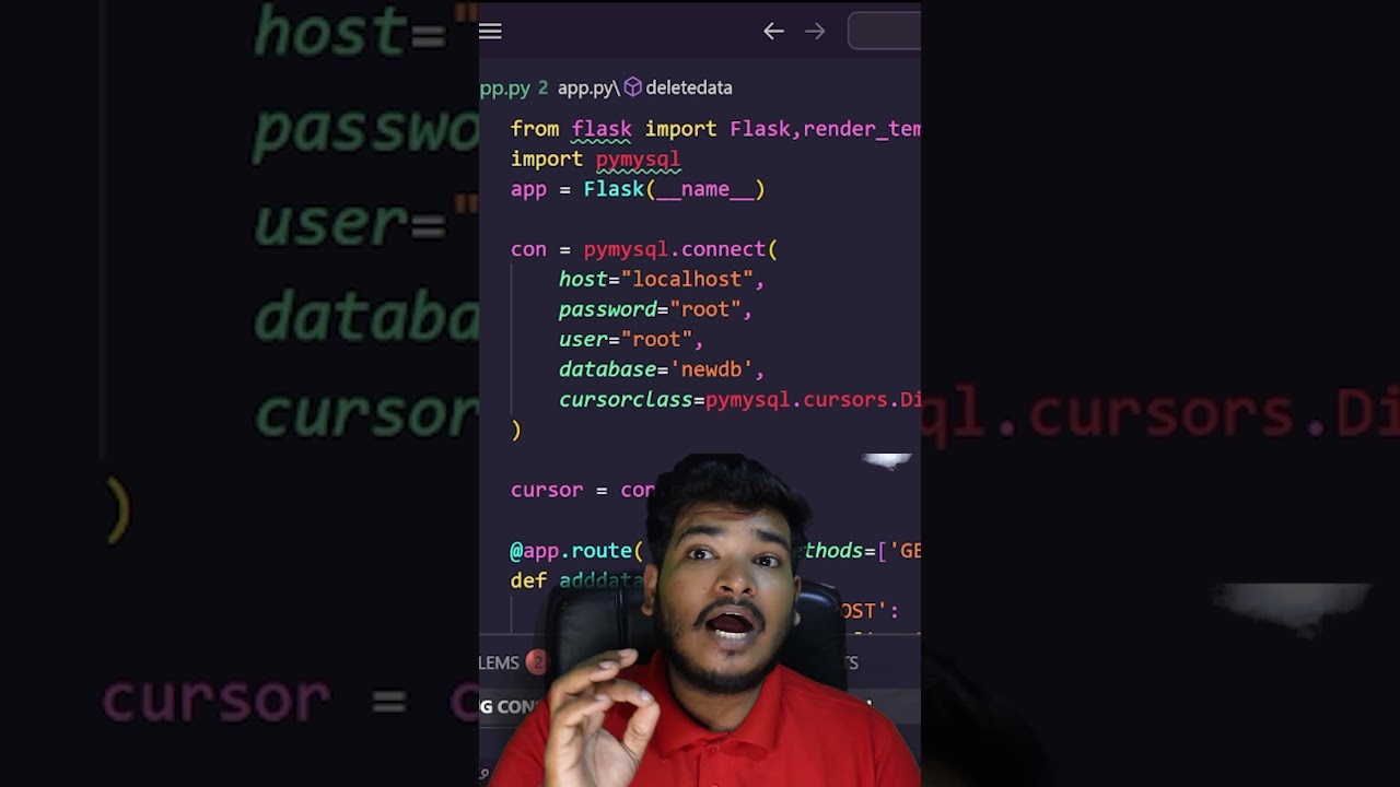 MySQL database connectivity | MySQL using PyMySQL + Frontend & GitHub Source Code || Flask tutorials