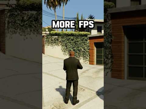 How to get MORE FPS in GTA 5! #gta #shorts