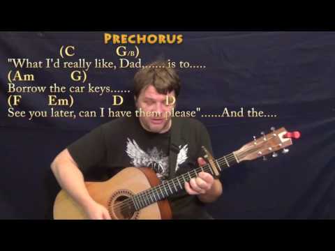 Cat's In The Cradle (Harry Chapin) Strum Guitar Cover Lesson with Chords/Lyrics - Capo 3rd