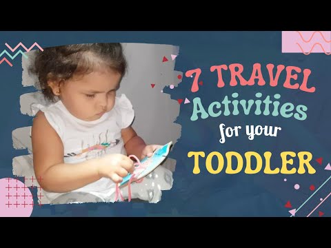 7 Toddler Travel ACTIVITIES | Entertaining Developmental Games for Kids