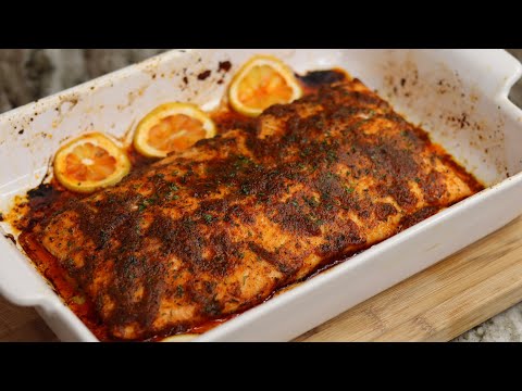 Garlic & Herb Butter BAKED Salmon