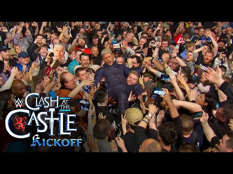 Cody Rhodes crowd surfs into Glasgow: Clash at the Castle Kickoff, June 14, 2024