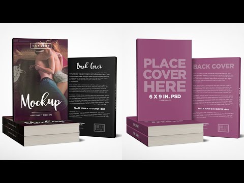How to make book mockup | free book mockup psd | Photoshop Mockup Tutorial